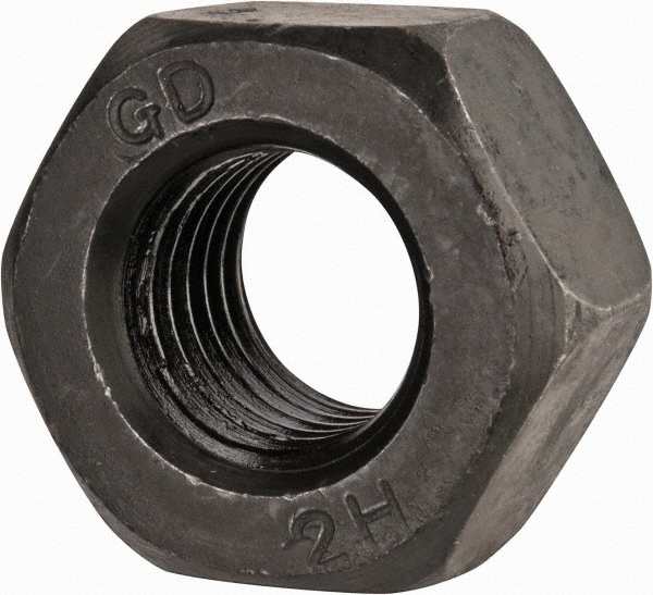 Value Collection - Heavy Hex Nut: M20x2.5, Grade 2H Steel, Bright ...