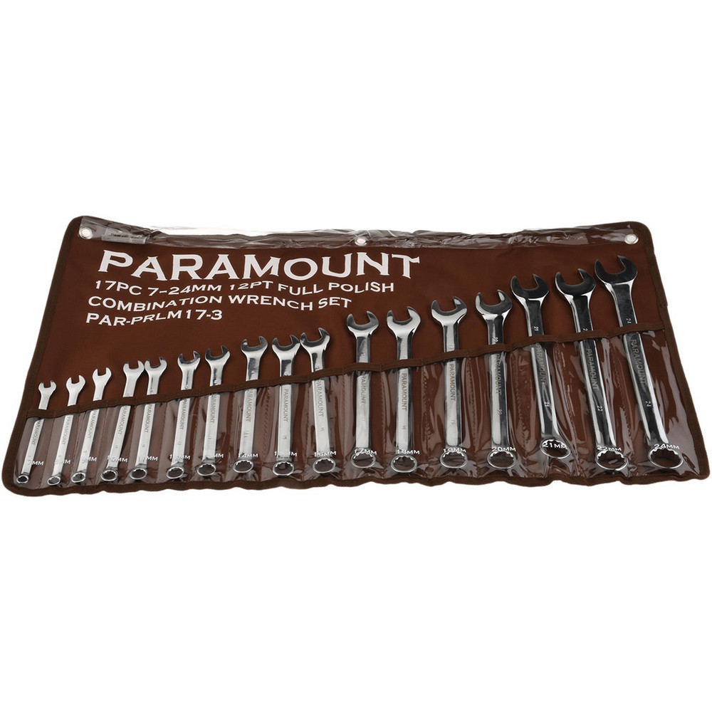 Paramount - Combination Wrench Set: 17 Pc, Metric | MSC Direct