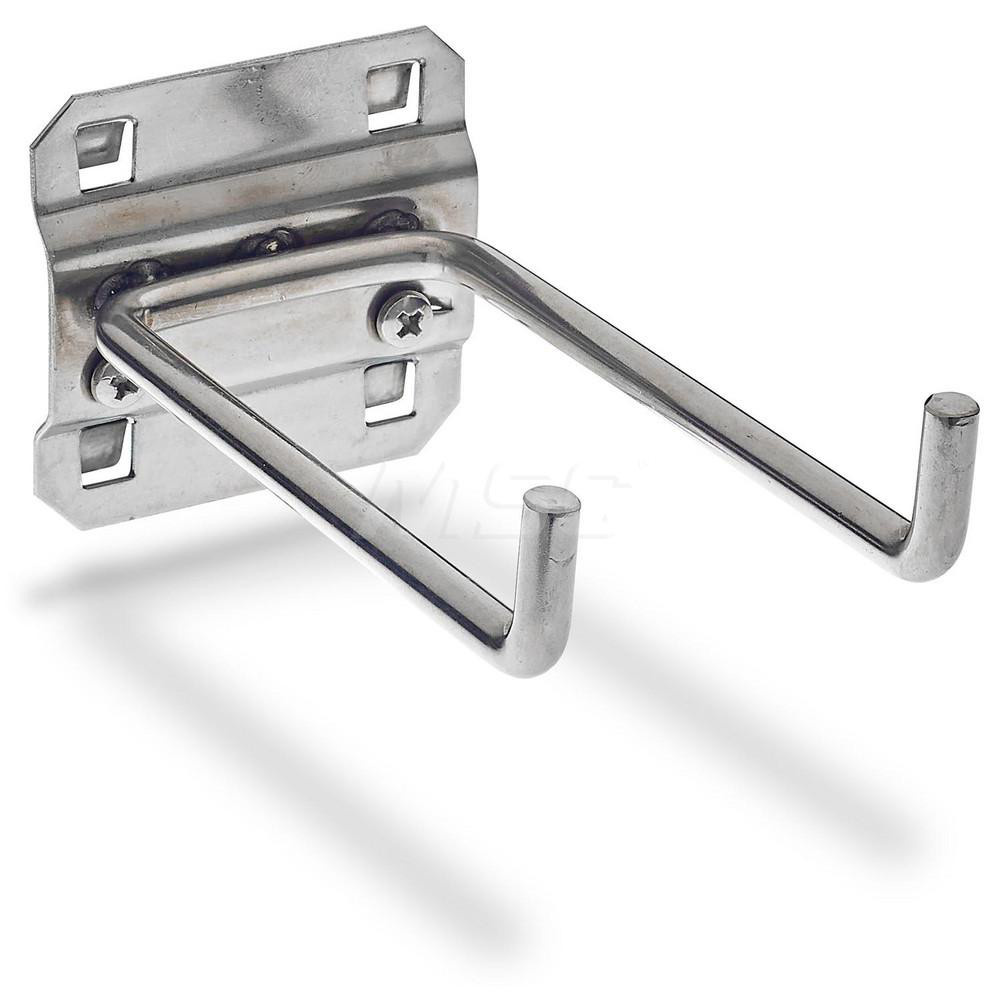 Triton Products - 1/4" Diam, Double Rod 90° End Bend Pegboard Hook ...