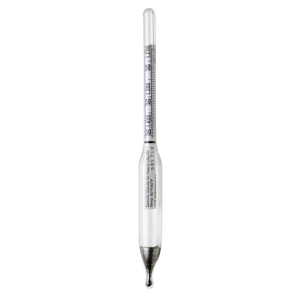 H-B Instruments - 300mm Long, Steel Specific Gravity Hydrometer | MSC ...