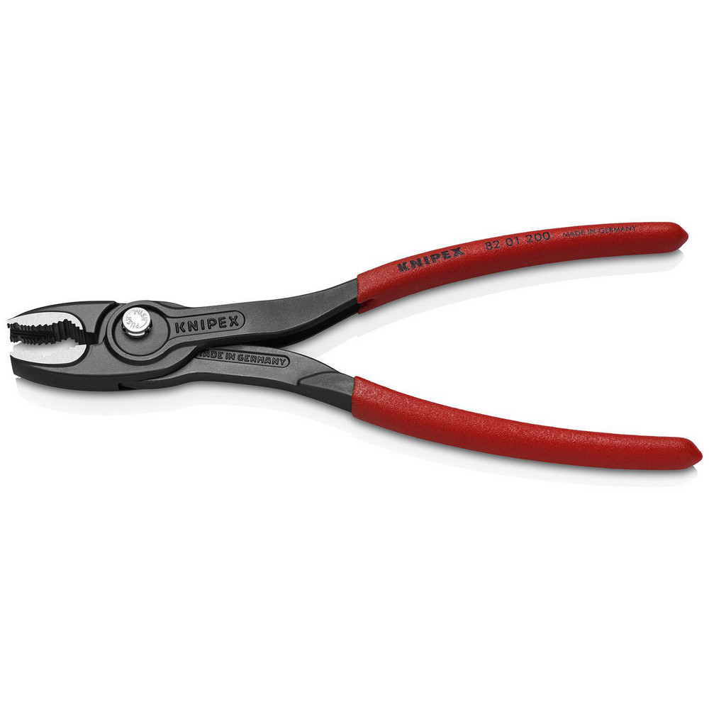 Knipex - Slip Joint Pliers: Jaw Texture: Serrated; Jaw Length: 1 in ...