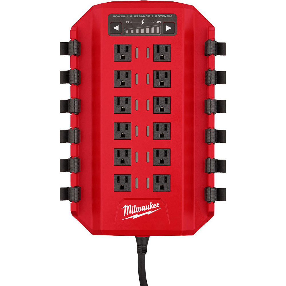 Milwaukee Tool - Power Outlet Strips: Amperage: 15.0000; Voltage: 120 V ...
