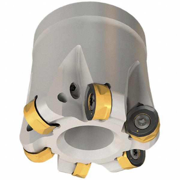 Iscar - Indexable Copy Face Mill: 50 mm Max Cut Dia, 22 mm Arbor Hole ...