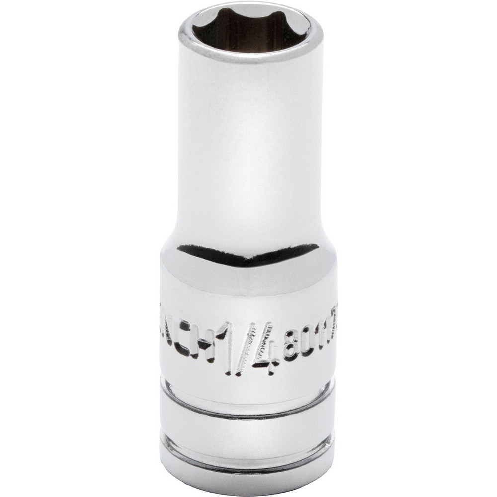 GEARWRENCH - Standard Hand Socket: 1/4" Drive, 1/4" Socket, 6-Point ...