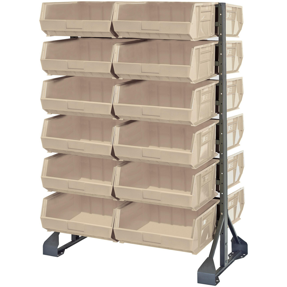 Quantum Storage - Bin Shelving: Bin Shelving Type: Rail Rack; Shelf ...