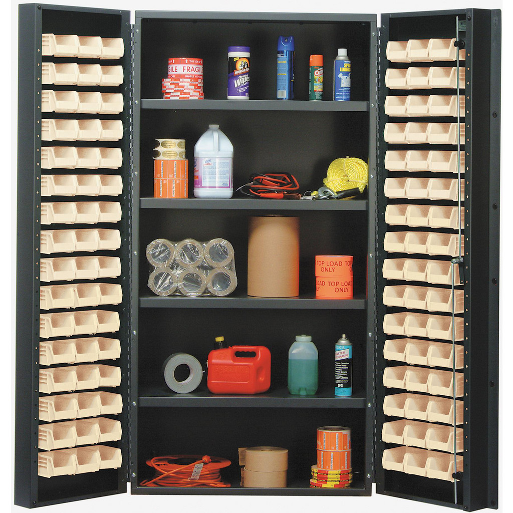 Quantum Storage - Bin Shelving: Bin Shelving Type: Bin Cabinet; Shelf ...