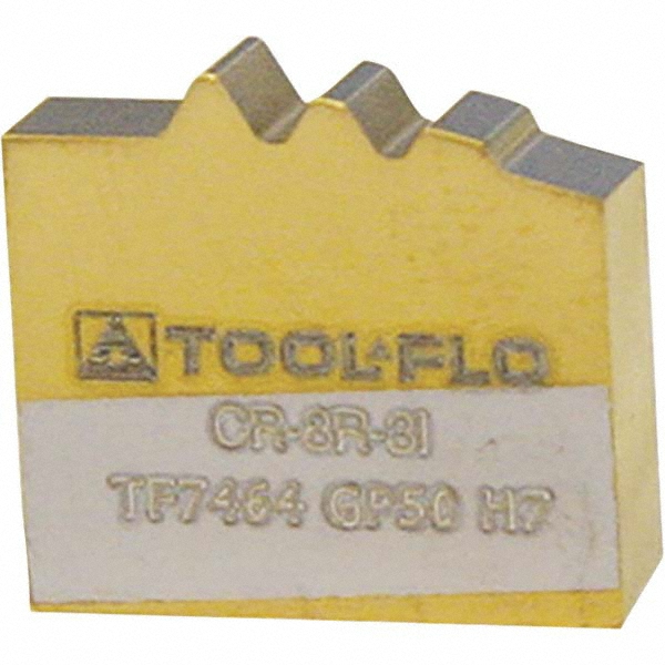 Tool-Flo - Laydown Threading Insert: CR10R3I AC50F, Carbide | MSC Direct