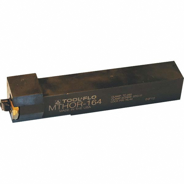 Tool-Flo - Indexable Threading Toolholder: External, Right Hand, 1 x 1 ...