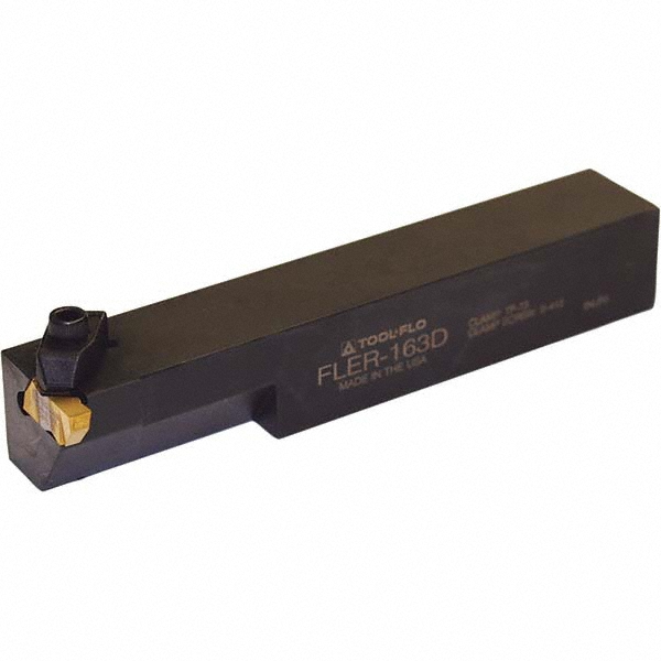 Tool-Flo - Indexable Grooving Toolholder: FLER-206D, External, Right ...