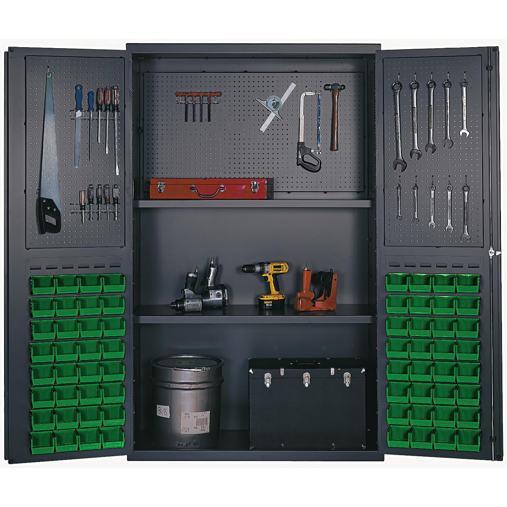 Quantum Storage - Bin Shelving: Bin Shelving Type: Bin Cabinet; Shelf ...