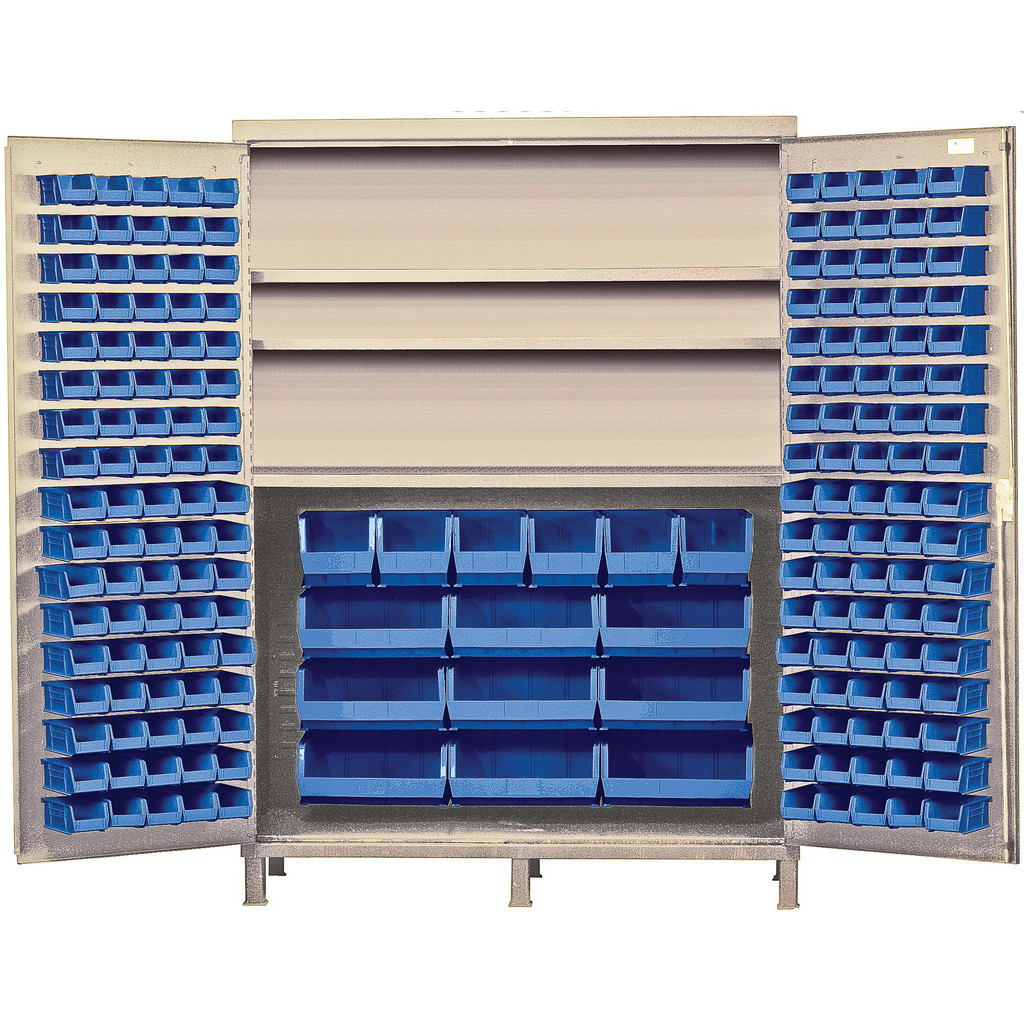 Quantum Storage - Bin Shelving: Bin Shelving Type: Bin Cabinet; Shelf ...