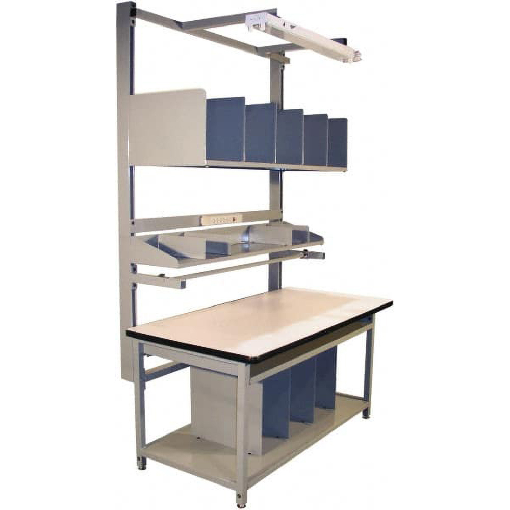 Proline - Packing Bench: 60" Wide, 30" Deep, 30 to 36" High, Painted ...