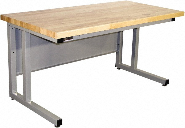 Proline - 72 Wide x 30" Deep x 30" High, Butcher Block Maple Workbench ...