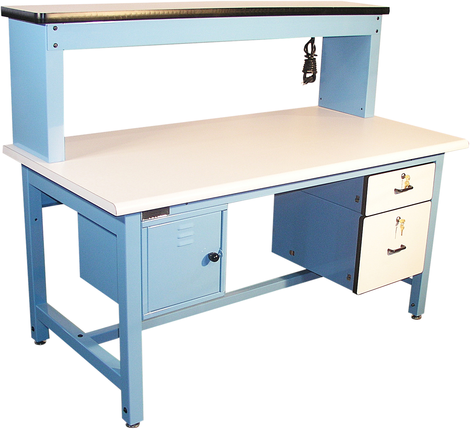 Proline - Work Bench: 72" Wide, 30" Deep, 30 to 36" High, Painted ...