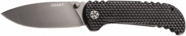 Coast Cutlery - 3-1/2" Blade, 8" OAL, Drop Point Folding Knife | MSC Direct