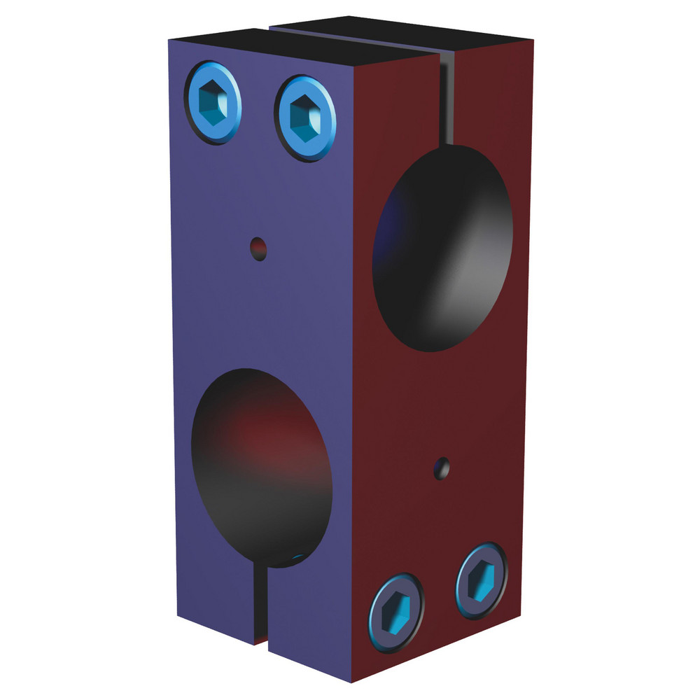 De-Sta-Co - Aluminum Round Tooling Cross Transition Block | MSC Direct