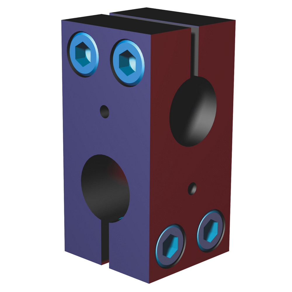 De-Sta-Co - Aluminum Round Tooling Cross Transition Block | MSC Direct