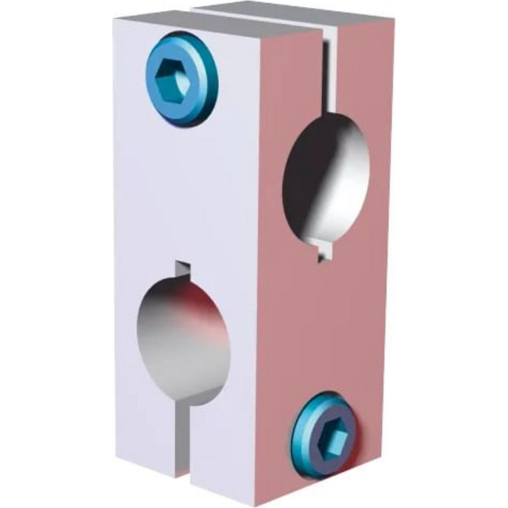 De-Sta-Co - Aluminum Round Tooling Cross Transition Block | MSC Direct