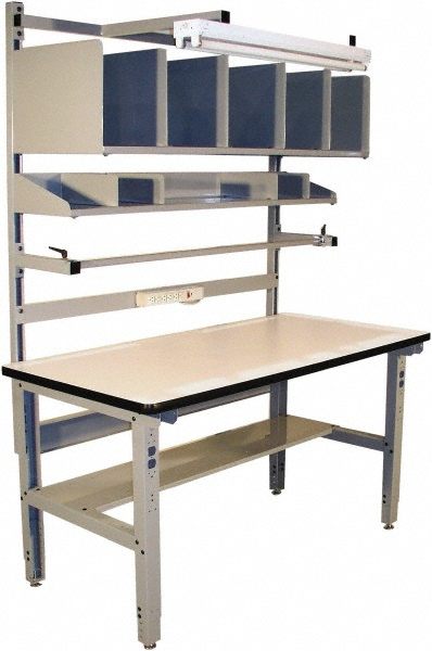 Proline - Work Bench: 60" Wide, 30" Deep, 36" High, ESD Laminate Top ...