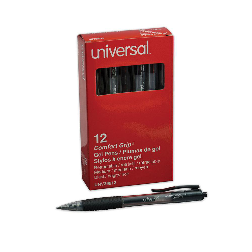 Universal One - Roller Ball Pen: Conical Tip, Black Ink | MSC Direct