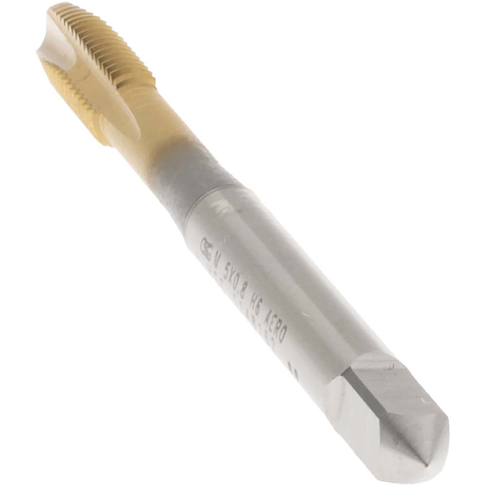 OSG - Spiral Point Tap: M5x0.8 Metric, 3 Flutes, Plug Chamfer, HSS-E-PM ...