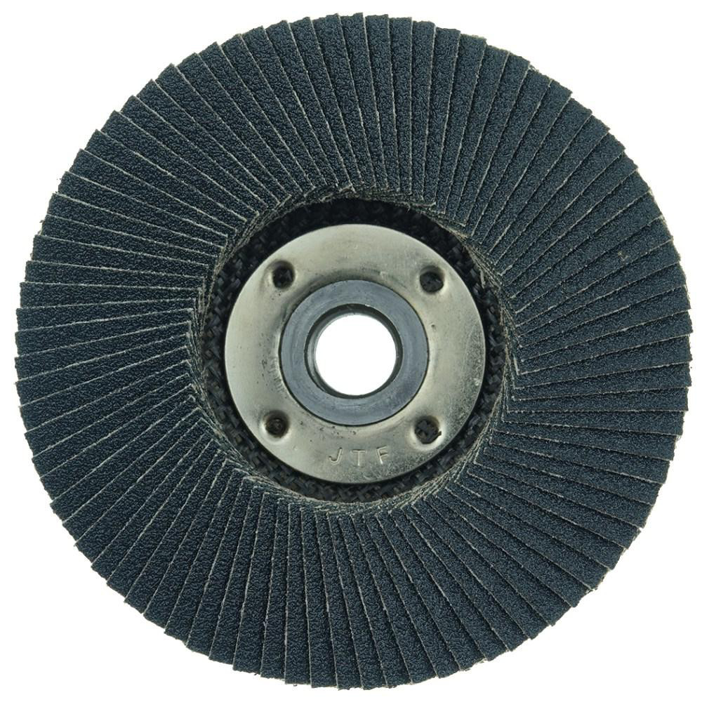 Weiler - Flap Disc: 4-1/2" Dia, 80 Grit, Zirconia Alumina, Type 27 ...