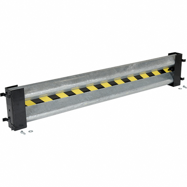 Steel King - 5' Long x 14" High, Yellow Steel Straight Heavy Duty Guard ...
