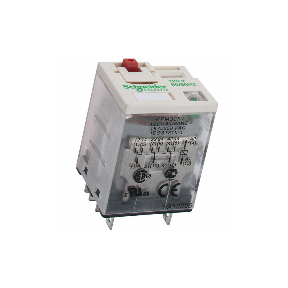 Square D - 11 Pins, 1.7 VA Power Rating, Ice Cube Electromechanical ...