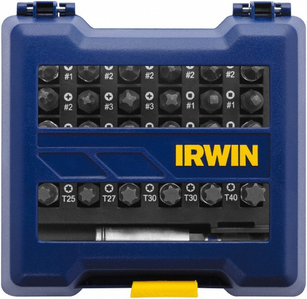 Irwin - Power Screwdriver Bit Set Insert Bit Set: 31 Pc, #1 to #3 | MSC Direct