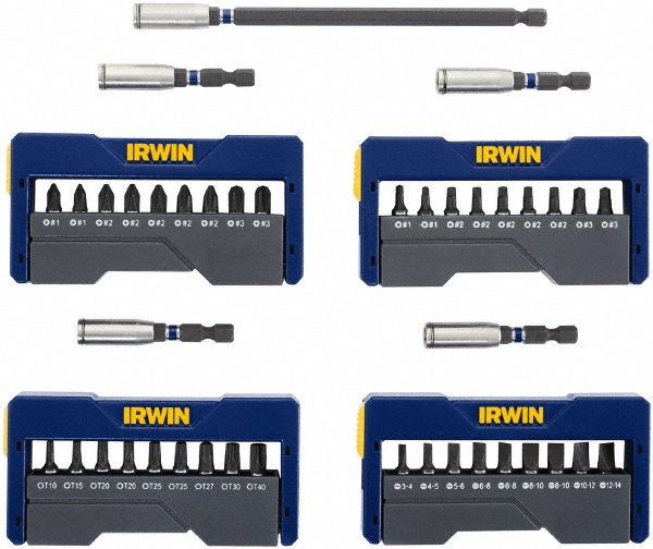 Irwin - Power Screwdriver Insert Bit Set: 41 Pc | MSC Direct