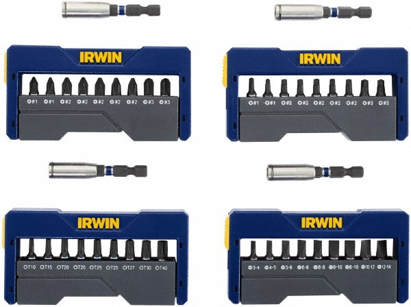Irwin - Power Screwdriver Insert Bit Set: 40 Pc | MSC Direct