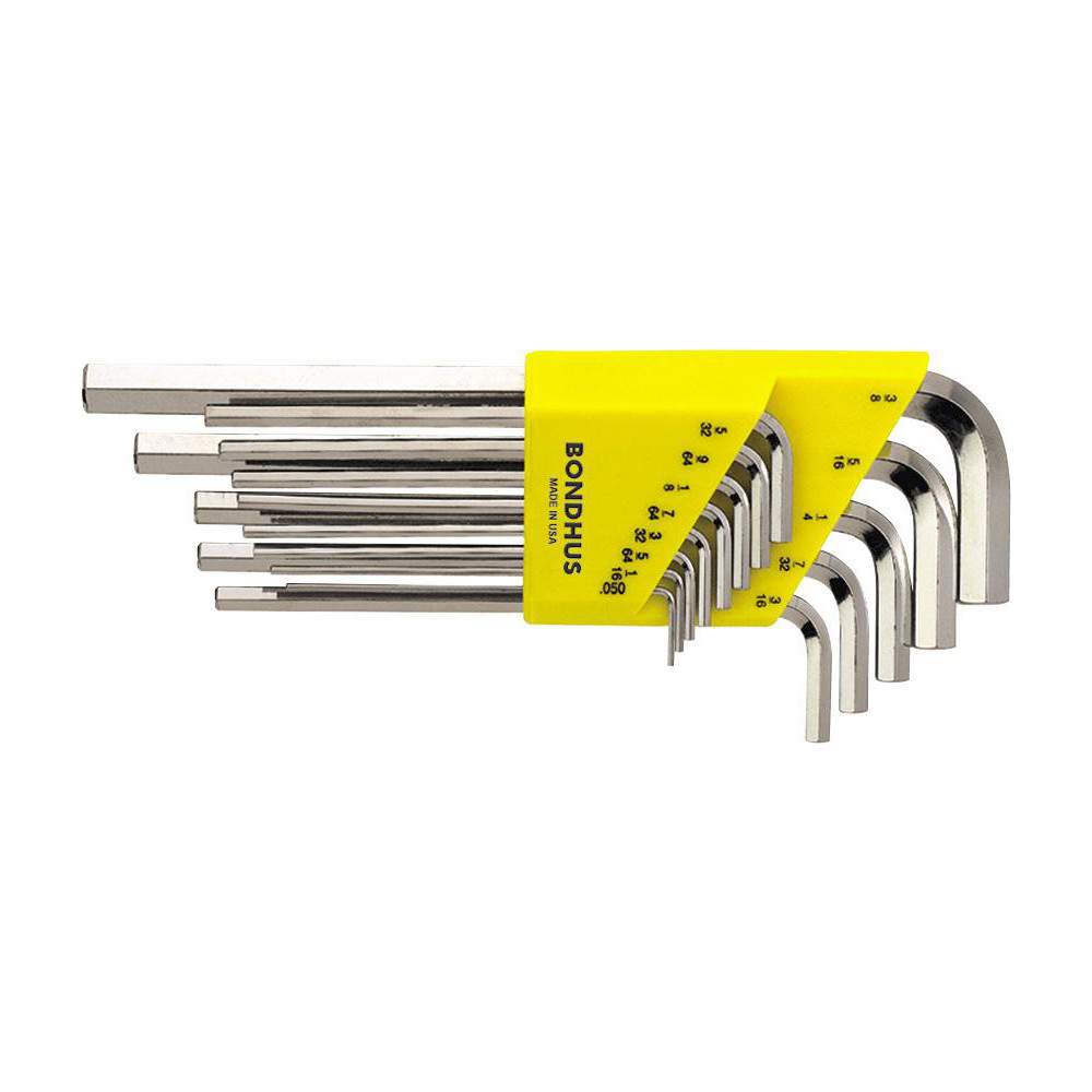 Bondhus - L-Handle Hex Key: 3/32", Hex End, Long Arm | MSC Direct