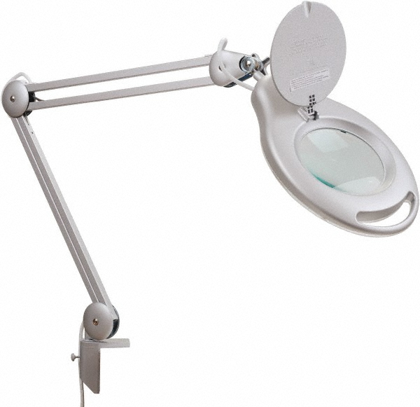 Value Collection - Task Light: LED, 38" Reach, Swing Arm, Clamp-On ...