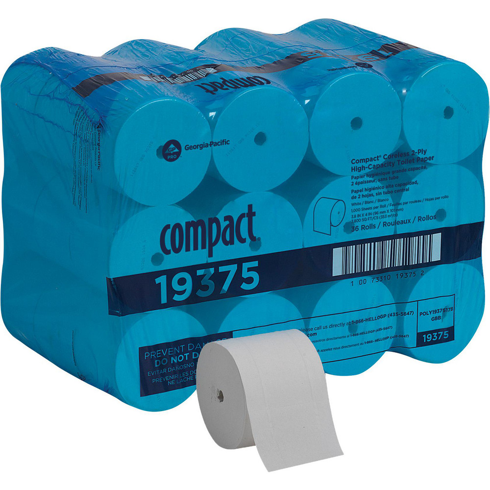 Georgia Pacific - Compact Coreless 2-Ply Recycled Toilet Paper | MSC Direct