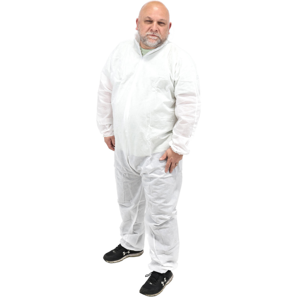 PRO-SAFE - Non-Disposable Rain & Chemical-Resistant Coveralls: Size 3X ...
