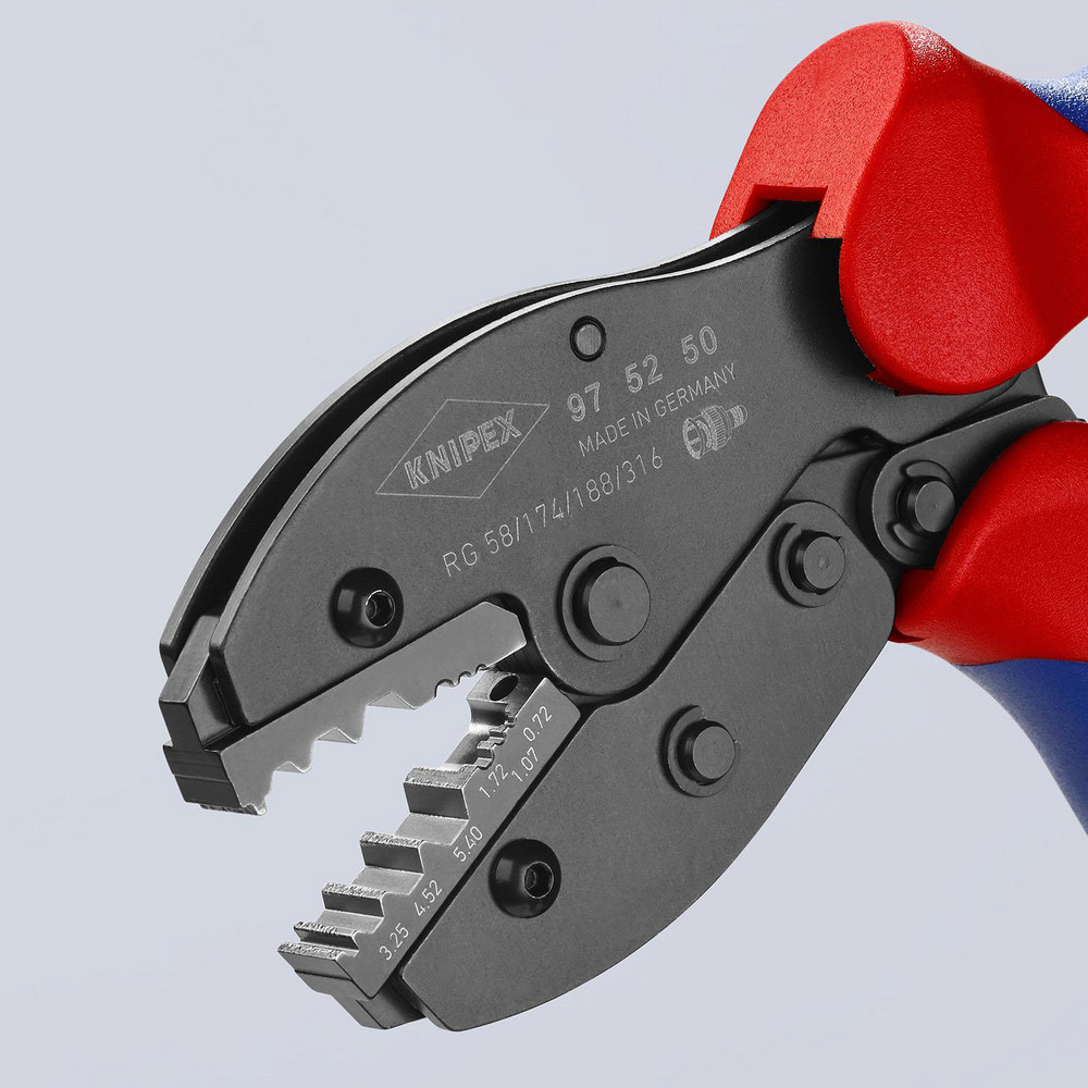 Knipex - Crimpers: Handle Style: Comfort Grip; Crimper Type: Crimping ...