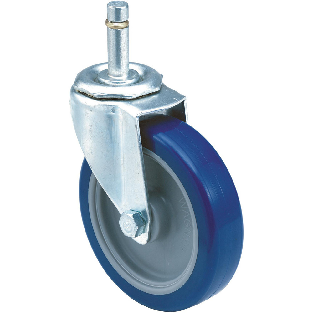 E.R. Wagner - 4" Dia x 1" Wide x 4-11/16" OAH Stem Mount Swivel Caster ...