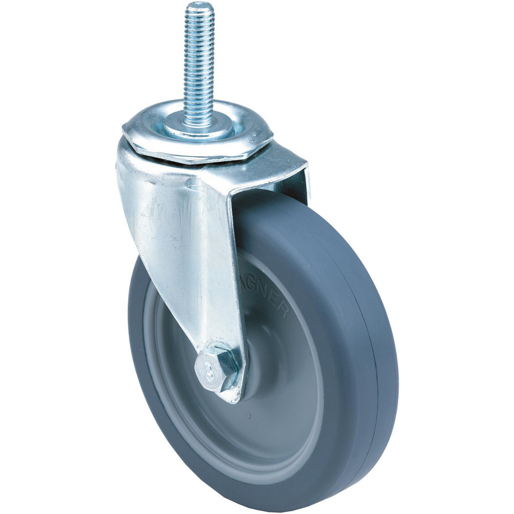 E.R. Wagner - 4" Dia x 1" Wide x 4-11/16" OAH Stem Mount Swivel Caster ...