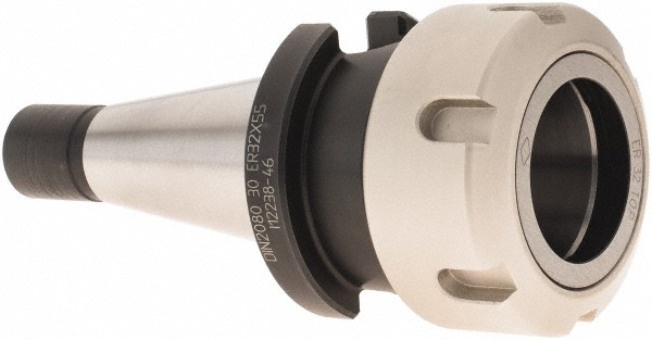 Iscar - Collet Chuck: 0.0787 to 0.7874" Capacity, ER32 Collet, Taper ...