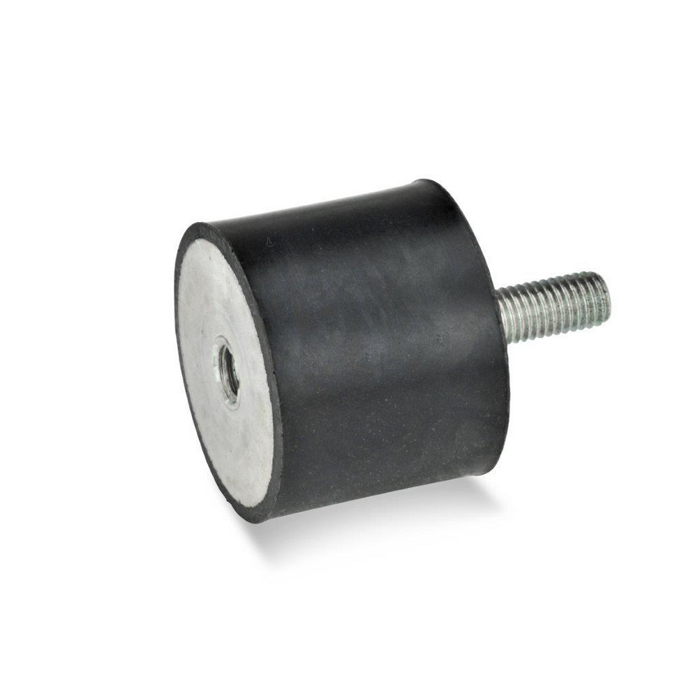 J.W. Winco - Cylindrical Vibration Isolators: Isolator Type: Plate/Stud ...