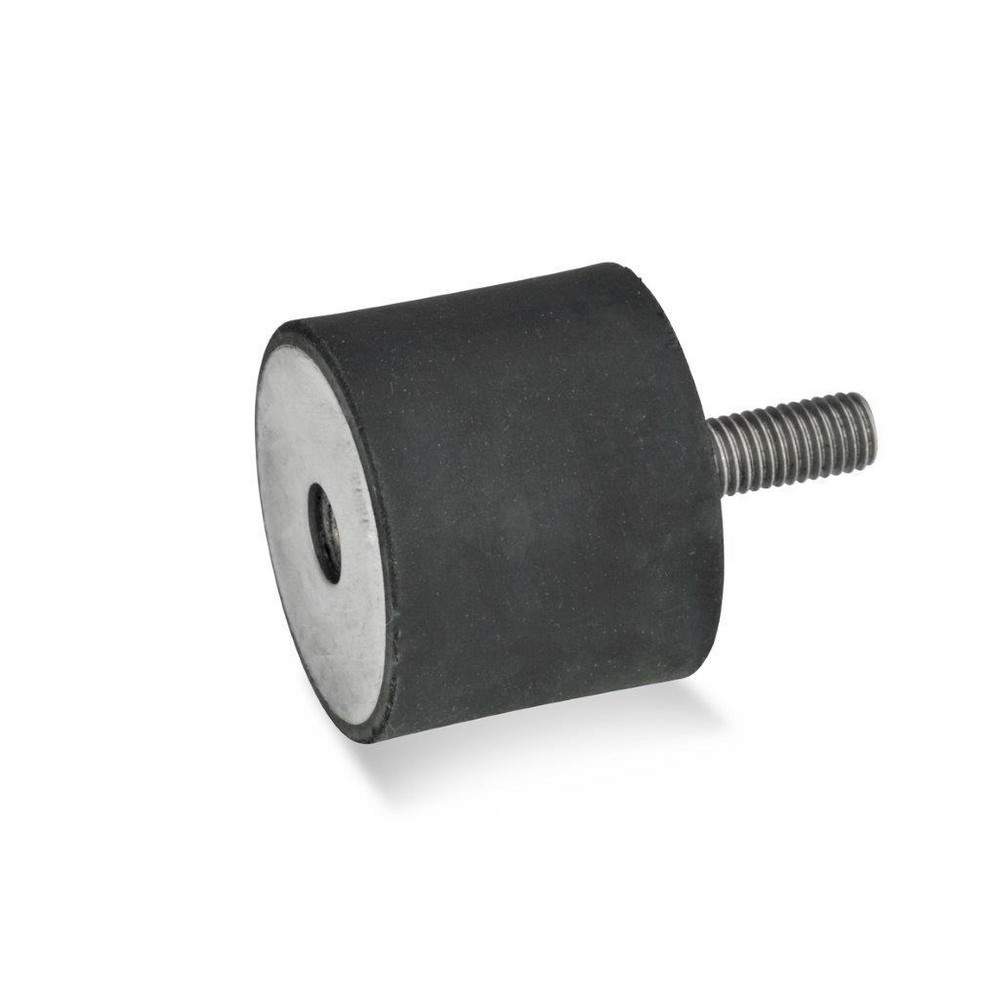 J.W. Winco - Cylindrical Vibration Isolators: Isolator Type: Plate/Stud ...