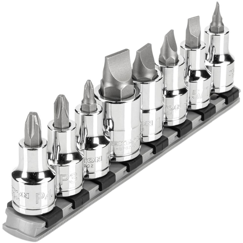 Tekton - Socket Set: Socket Set, 8 Pc, 1/2" Drive, 1/4" Min, 5/8" Max ...