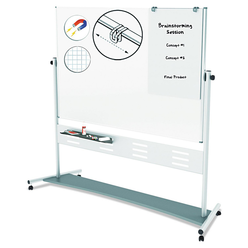 MasterVision - 48" High x 72" Wide Gold Ultra Enameled Steel Magnetic ...