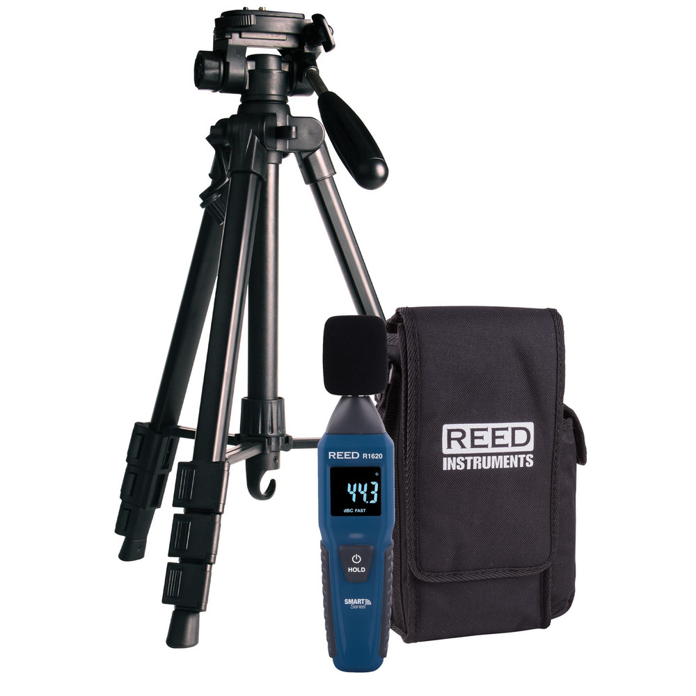 REED Instruments - Sound Meter: A & C Frequency Weight, Enhanced Black ...