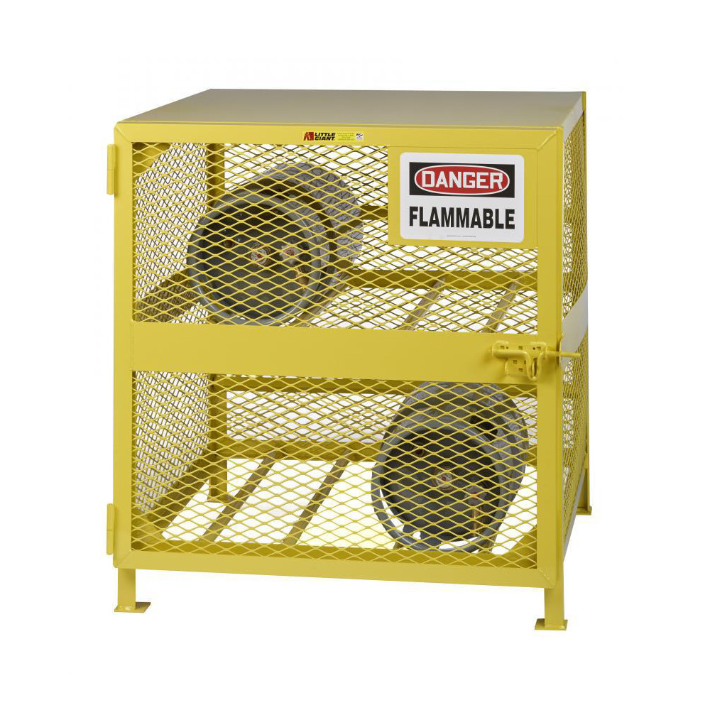 Little Giant® - Cylinder Storage Unit: 8 Cylinders, 36" OAW, 70" OAH ...