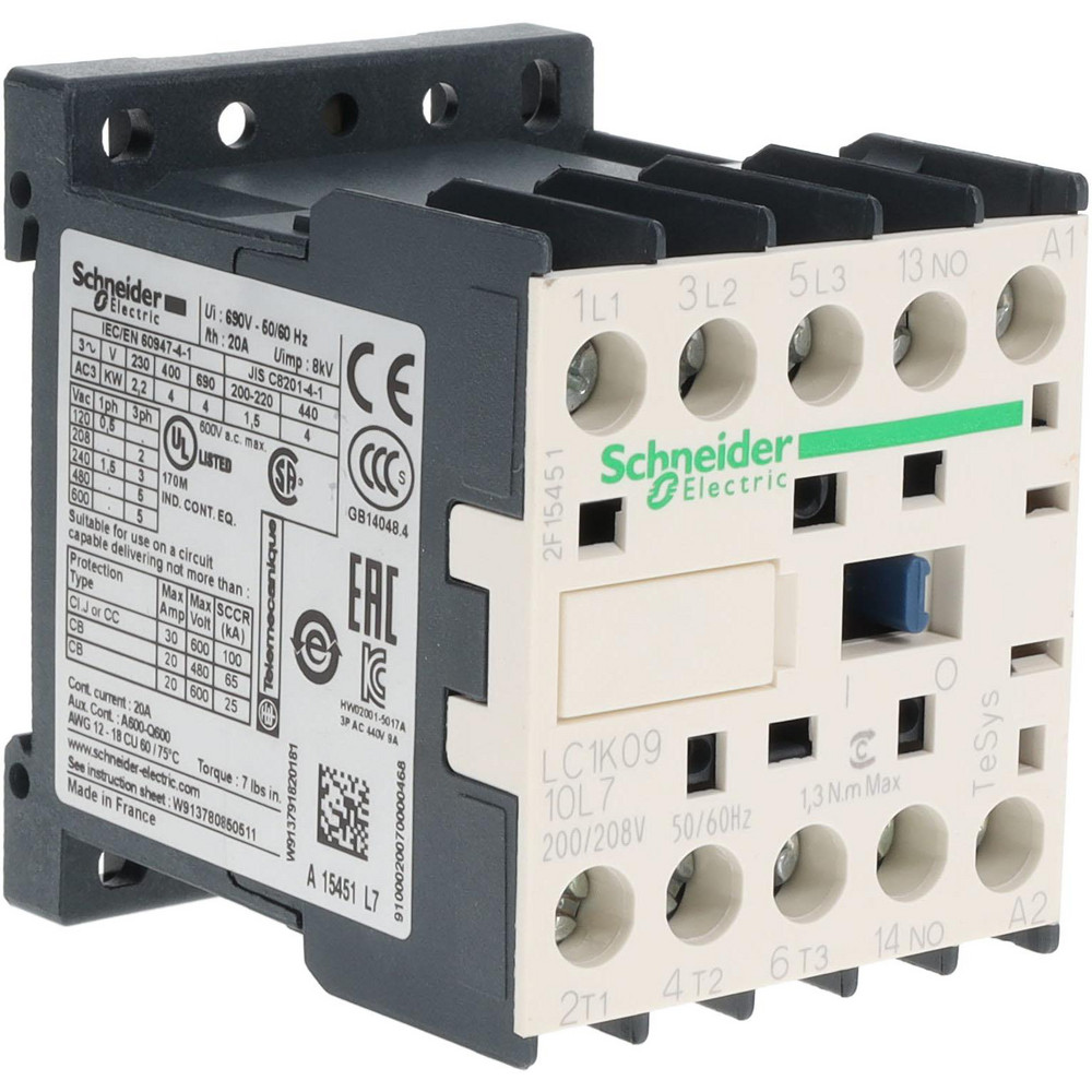 Schneider Electric - IEC Contactor: 3 Poles, NO | MSC Direct