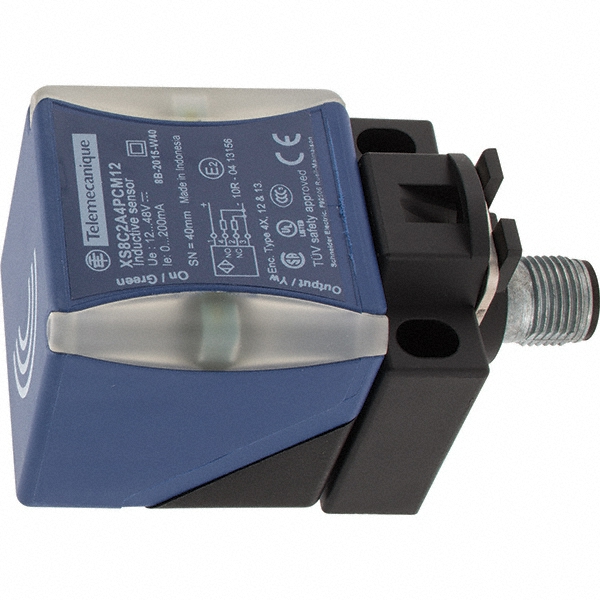 Telemecanique Sensors - PNP, NO/NC, 40mm Detection, Rectangular, Inductive Proximity Sensor ...