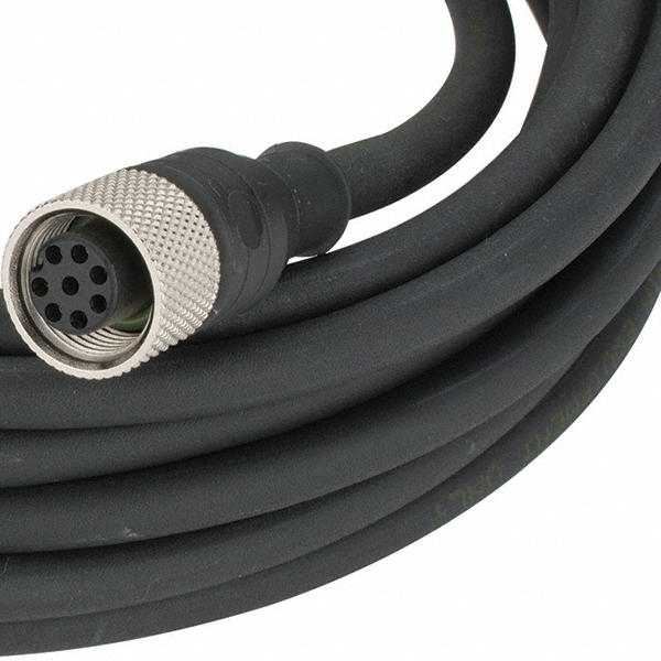 Telemecanique Sensors - 2 Amp, M12 8 Pin Female Straight Cordset Sensor ...