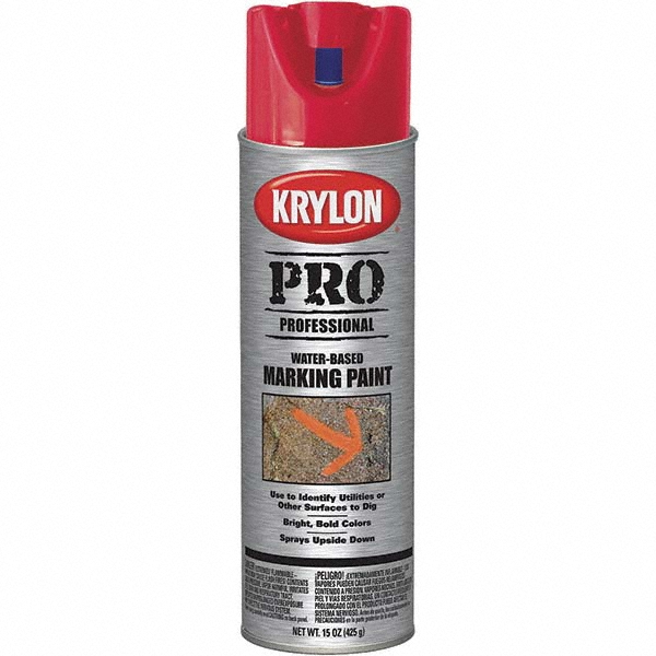 Krylon - 15 fl oz Red Marking Paint - 69546604 - MSC Industrial Supply
