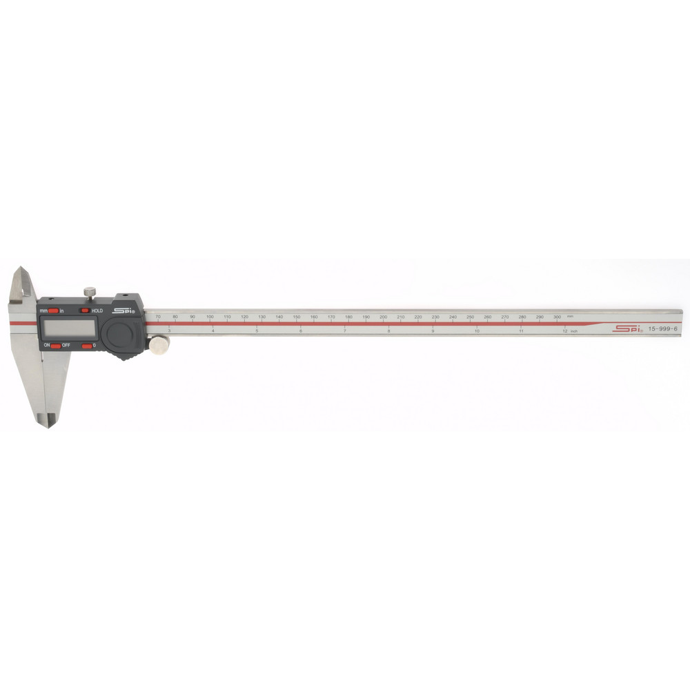 SPI - Electronic Caliper: 300.00 mm, 12", 0.0100 mm, 0.0005" Resolution ...